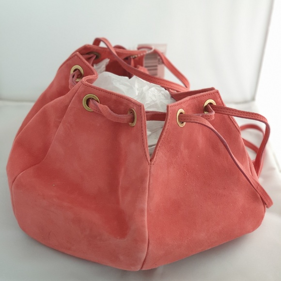 Creatures Of Comfort | Bags | Puff Suede Drawstring Shoulder Bag | Poshmark